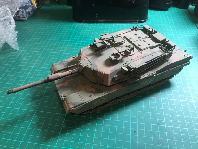 1/35 WW2 US Army M1A1 Abrams Main Battle Tank Assembled and Painted £8.00 - PicClick UK