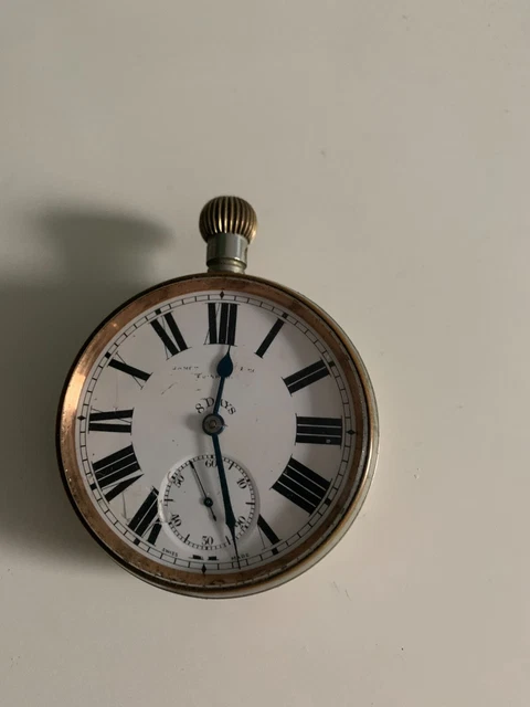 VERY LARGE BREVET 33236 8 day pocket watch £45.99 - PicClick UK