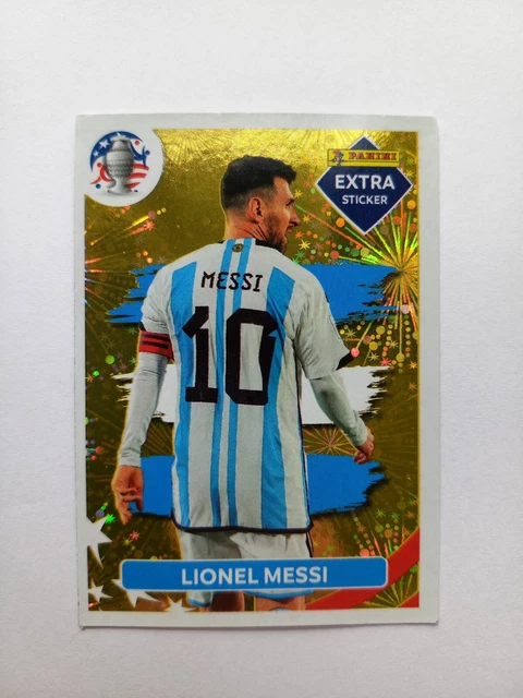 PANINI COPA AMERICA USA 2024 Extra Sticker Gold - Lionel Messi - Selten ...