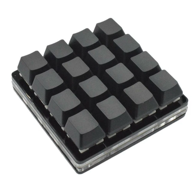 16-KEY BLACK KEYPAD Mechanical Keyboard Custom Shortcut Keys ... 16-KEY BLACK KEYPAD Mechanical Keyboard Custom Shortcut Keys ...