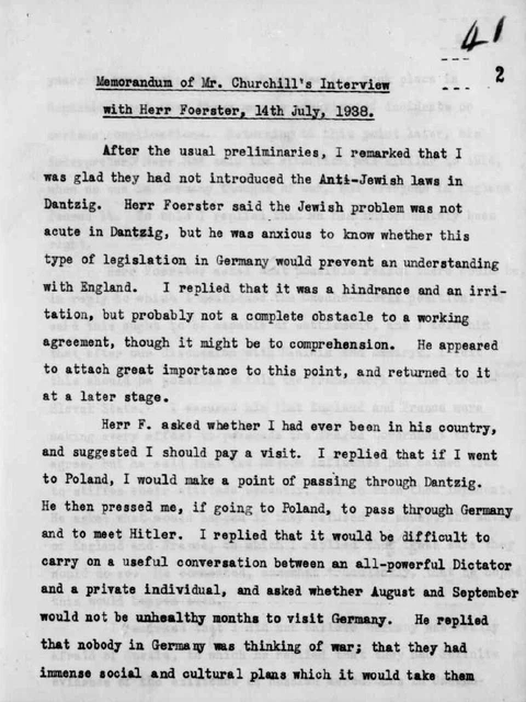 WWII: BRITISH FOREIGN Office & Secret Intelligence Service (SIS) Files ...