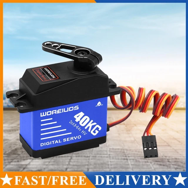 METAL GEAR MAXIMUM Torque 40kg/cm RC Servo Copper Aluminum for RC ...