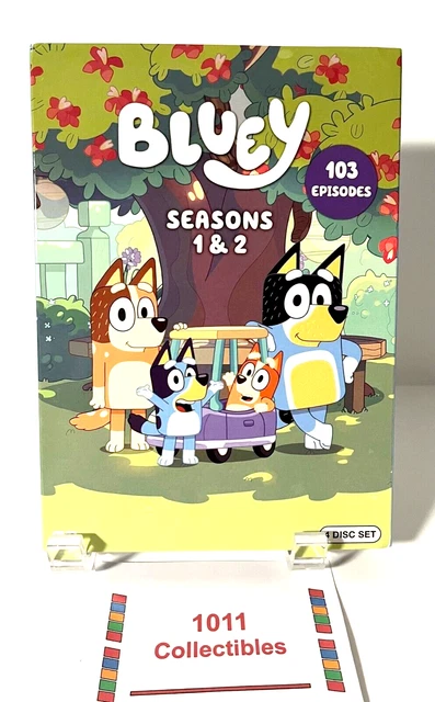 BLUEY SEASONS 1 and 2 Exclusive DVD Set 103 Episodes SEALED! NEW! EUR ...