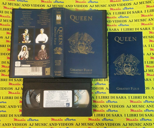 VHS QUEEN GREATEST flix II 1991 Freddie Mercury PMI 9913263no cd lp dvd ...