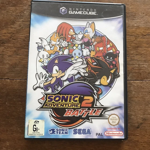 SONIC ADVENTURE 2 Battle PAL Nintendo Gamecube Complete with Manual ...