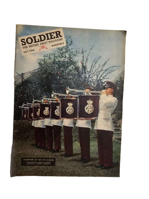SOLDIER BRITISH ARMY Magazine Vol.12 No.5, July 1956 Back Cover Susan ...