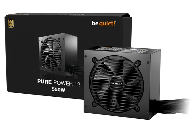 BE QUIET! PURE POWER 12 550W power supply unit 20+4 pin ATX ATX Black £ ...