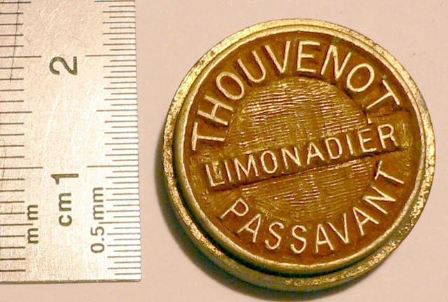 PASTILLE ANCIENNE EN Bronze Servant Au Marquage Des Bouchons De Biere ...