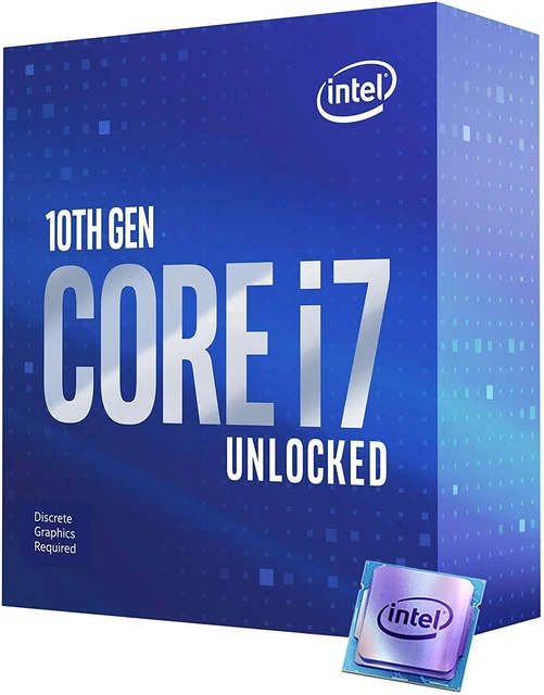 INTEL 10TH GEN Core i7-10700KF LGA1200 Unlocked Desktop Processor ...