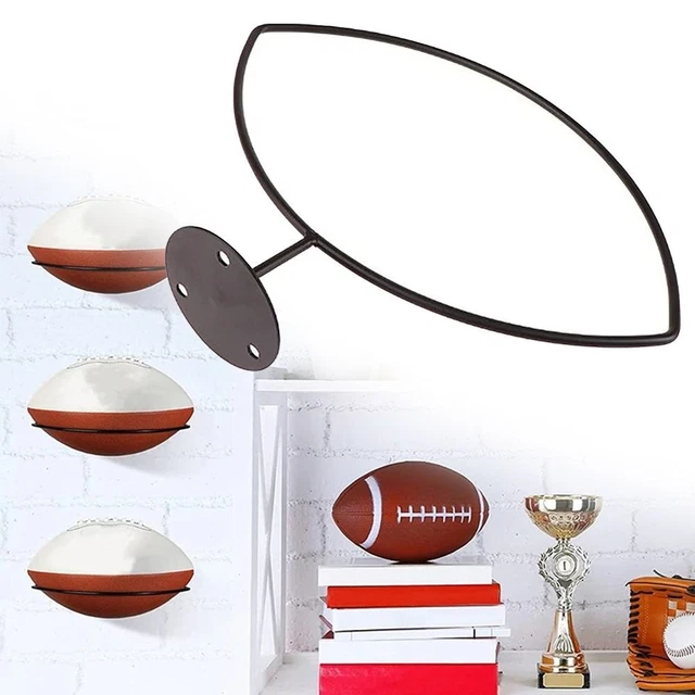 RACK DA RUGBY a parete ferro pallavolo mensola palla di metallo ...