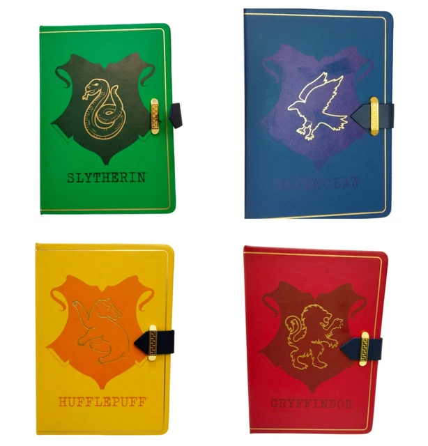 HARRY POTTER A5 Notebook Hogwarts House Crest Notepad Gift Diary ...