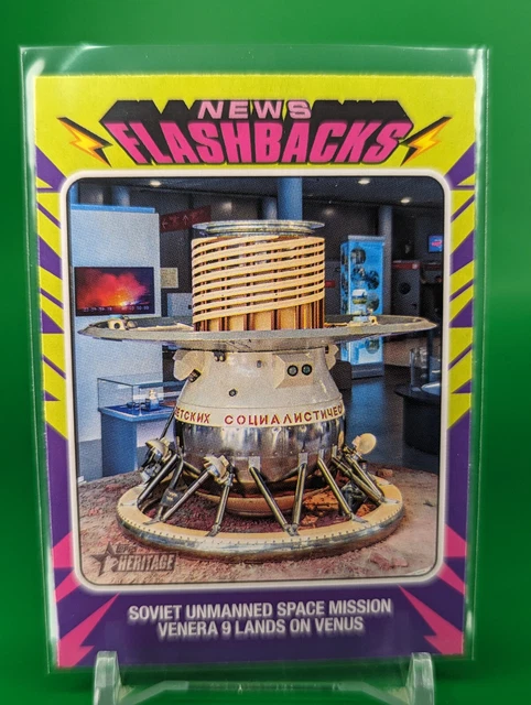 FLASHBACKS SOVIÉTIQUES VENERA 9 Land On Venus NF-15 2024 Topps Heritage ...
