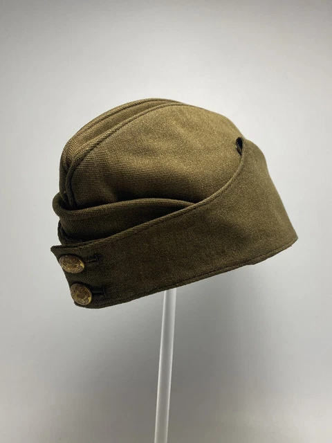 ORIGINAL WW2 BRITISH Army Officer Side Cap No Badge £60.00 - PicClick UK
