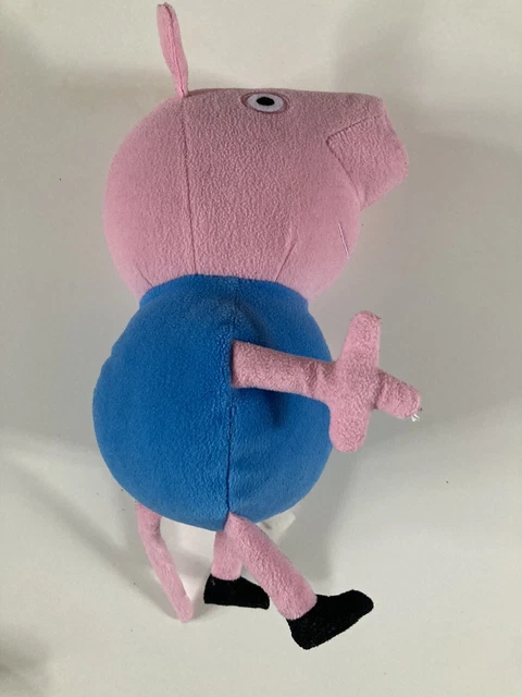 13& LARGE GEORGE soft toy plush Peppa Pig cuddly toy £1.50 - PicClick UK