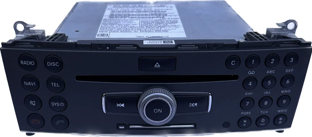 MERCEDES W204 SAT Nav Stereo Radio CD Player Command HEAD UNIT HIGH ECE ...