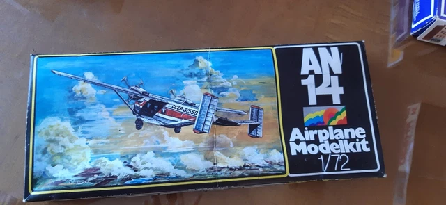 1/72 PLASTICART VEB Antonov An-14 Aircraft Rare Vintage Model Plane Kit ...