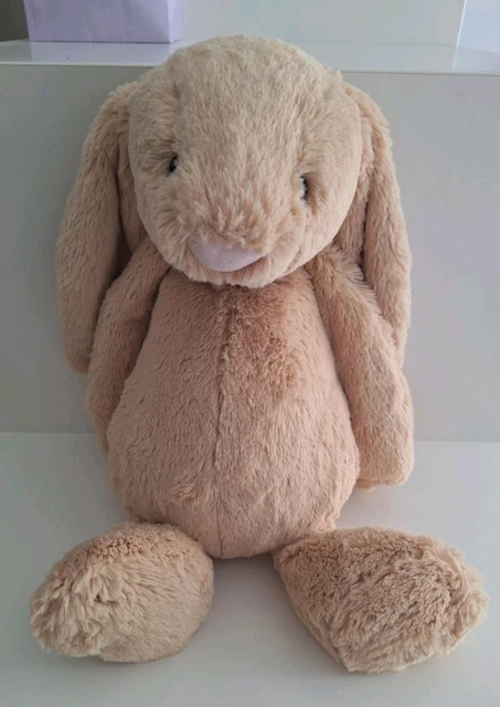 JELLYCAT LARGE BASHFUL Honey Bunny Soft Toy - Retired Rabbit £94.32 ...