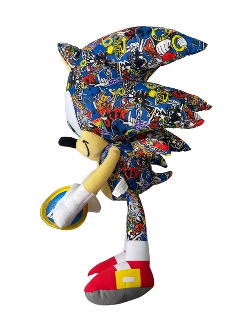 SONIC THE HEDGEHOG Graffiti Plushie Stuffed Games Plush Toy Shadow SEGA ...