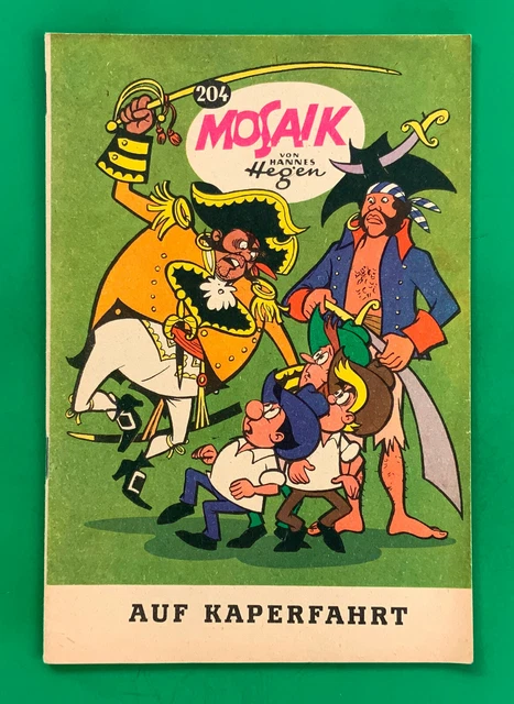 WIPA MOSAIK DIGEDAGS Nr. 204 Auf Kaperfahrt 1973 Hannes Hegen original ...