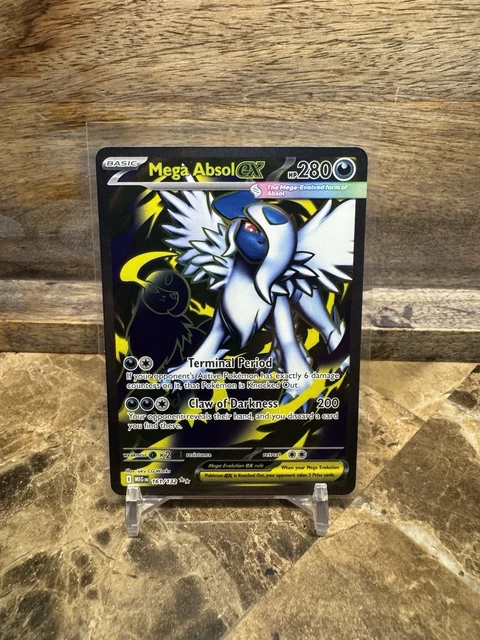 POKÉMON TCG MEGA Evolution Mega Absol EX Full Art Card 161/132 $20.00 ...