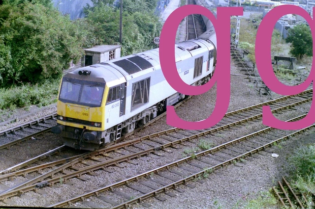 UK RAILWAYS 35MM COLOUR NEGATIVES: 60093-56050 at LINCOLN 18-8-1999 £3. ...