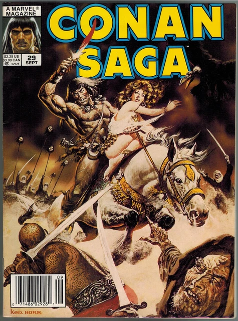 CONAN SAGA 29 Buscema Alcala Marvel Comics 1989 FN EUR 6,00 - PicClick IT