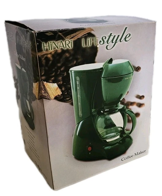 HINARI LIFESTYLE COFFEE Maker Green 10-15 Cup Capacity - Brand New In ...