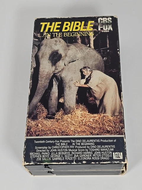 THE BIBLE...IN THE Beginning (VHS, 1986, 2-Tape Set) £9.73 - PicClick UK