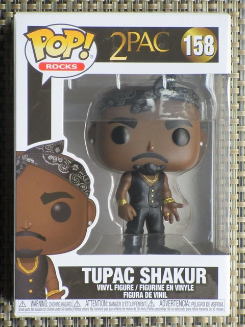 FUNKO POP ROCKS Tupac Shakur action figure vinyl figure #158 $23.36 ...