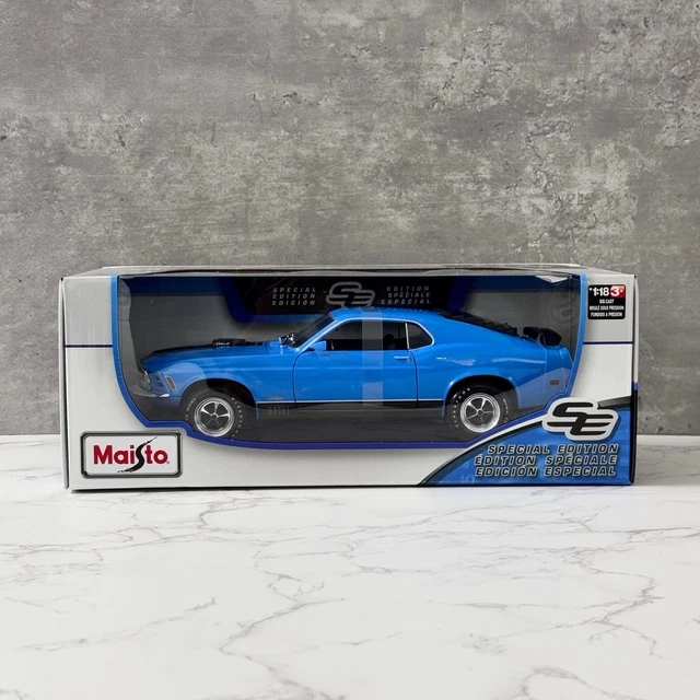MAISTO 1:18 SCALE - 1970 Ford Mustang Mach 1 - Diecast Model Car £32.99 ...