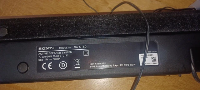 SONY SA-CT80 SOUND Bar £20.00 - PicClick UK