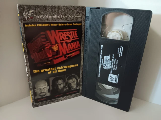 WWF WRESTLEMANIA 14 XIV VHS Wrestling WWE WCW ECW Classic Five Of 98 ...