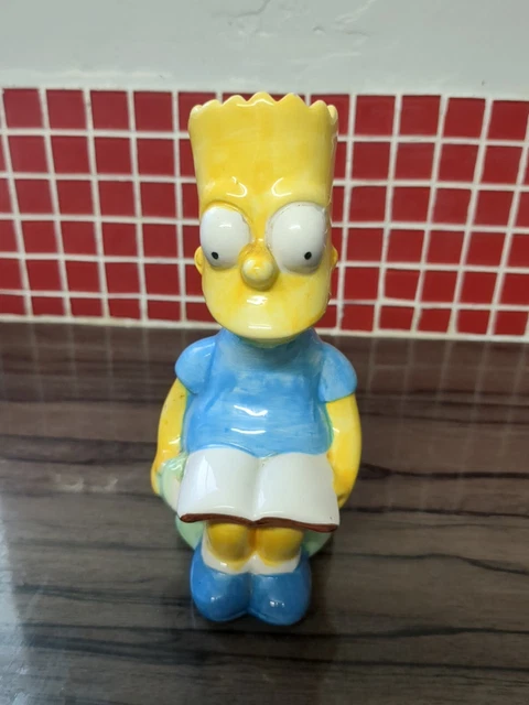 VINTAGE THE SIMPSONS Bart Simpson Ceramic Money Box Twenty Century Fox ...