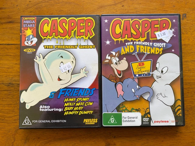 CASPER THE FRIENDLY Ghost 2 Dvd Bundle Region All Free Tracked Post $19 ...