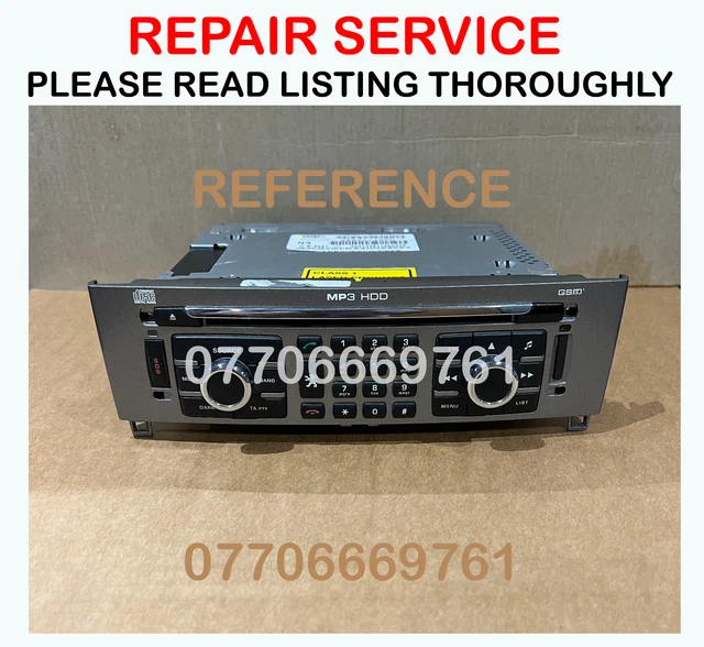CITROEN C4 C5 C6 C8 Rt3 Rt4 Rt5 Sat Nav Cd Radio Gps Repair Magneti ...