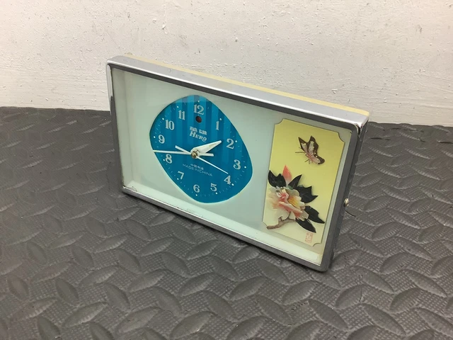 RARE VINTAGE CHINESE Hero Alarm Clock Office Bedside Mechanical Wind Up ...
