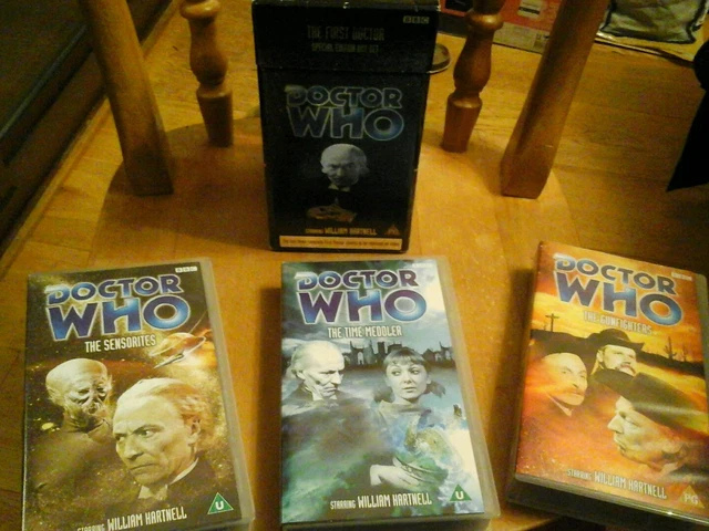 BBC VIDEO VHS doctor who the first doctor box set £10.99 - PicClick UK