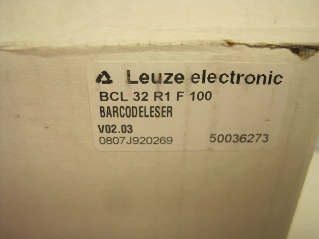 NEUF LEUZE BCL-32-R1-F-100 Code-Barres Lecteur BCL32R1F100 V02.03 EUR ...
