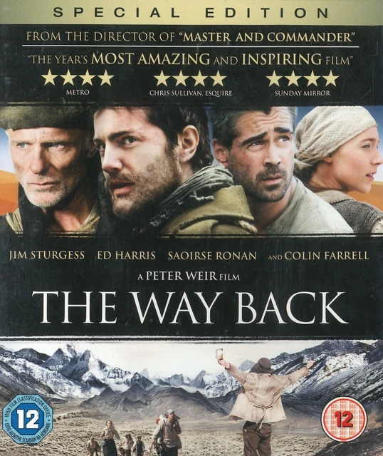 THE WAY BACK (2010) Special Edition Blu-ray, Jim Sturgess, Ed Harris ...
