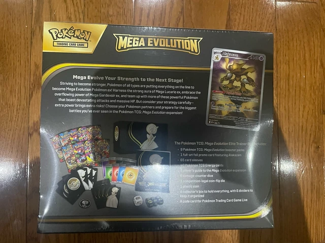 POKÉMON MEGA EVOLUTION Elite Trainer Box Gardevoir Little Rip On Top ...