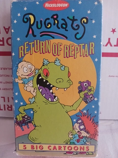 NICKELODEON RUGRATS RETURN Of Reptar VHS Video Tape Nick Jr 5 Cartoons ...