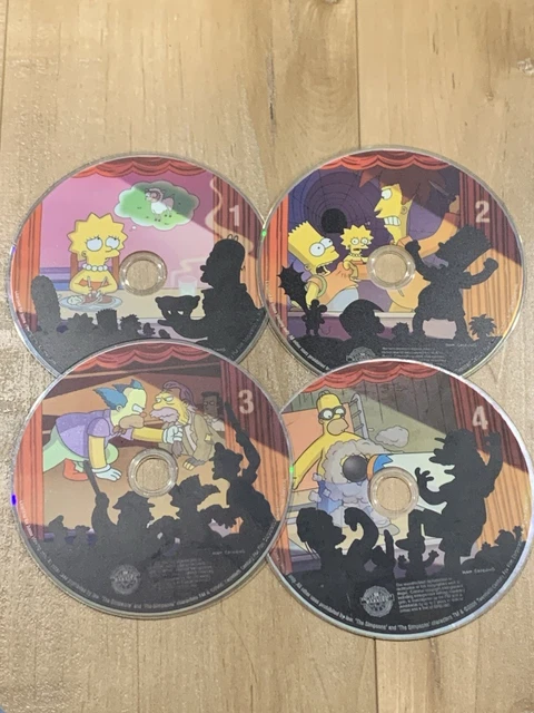 THE SIMPSONS COMPLETE Seventh Season (DVD 2005 4 Disc Set) Discs Only ...