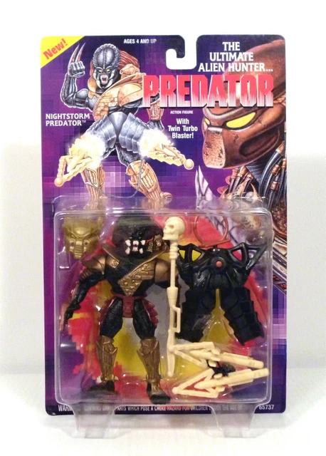 FIGURINE ARTICULÉE NIGHTSTORM Predator Twin Turbo Blaster Kenner 1994 ...