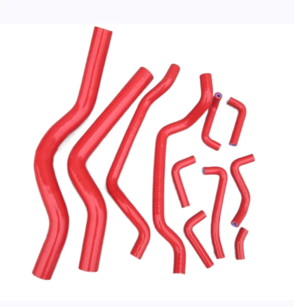 RED SILICONE RADIATOR Hose FOR Mitsubishi Eclipse DSM 1G GSX/GST 4G63T ...