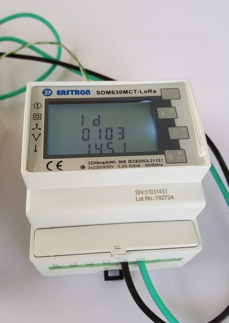 SMART ENERGY METER KWH Volts Amps / Electric Submeter 3+CTs $280.36 ...