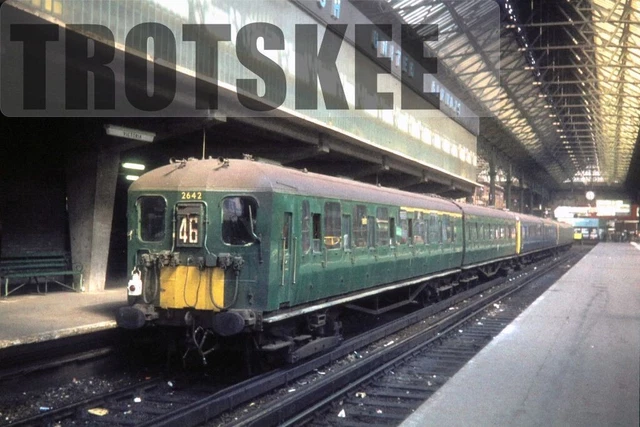 35MM SLIDE BR British Rail Electric EMU Class 402 2HAL 2642 Victoria ...