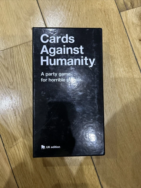 CARDS AGAINST HUMANITY Uk Edition Card Game. Opened Never Used EUR 11 ...