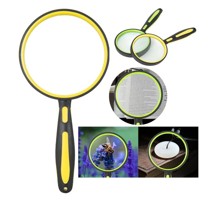 HANDHELD READING MAGNIFIERS 10X Magnifier Microscope For Reading Repair ...
