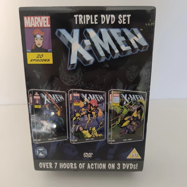 MARVEL - X Men Animated Series Triple DVD Set - 20 Episodes (PG) - PAL ...