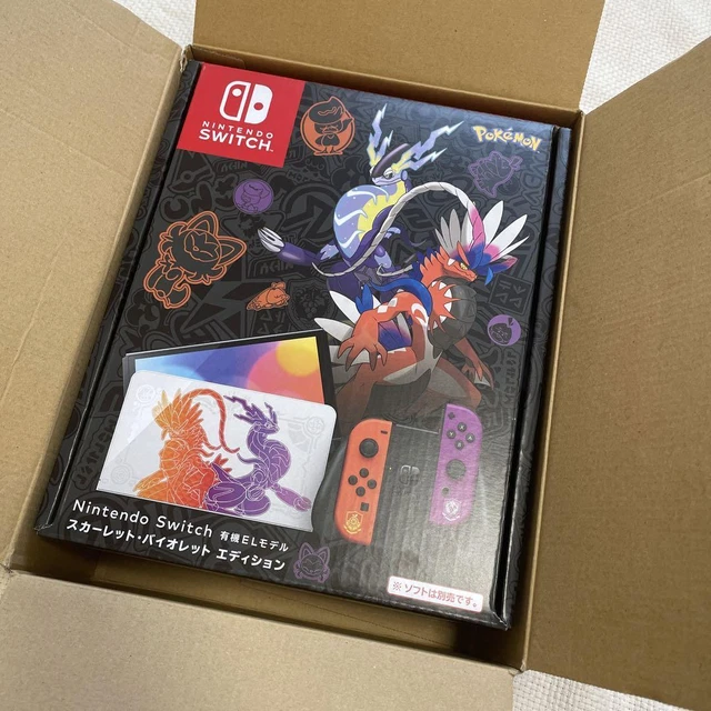 NINTENDO SWITCH OLED Pokemon Scarlet & Violet Edition Console Brand NEW ...